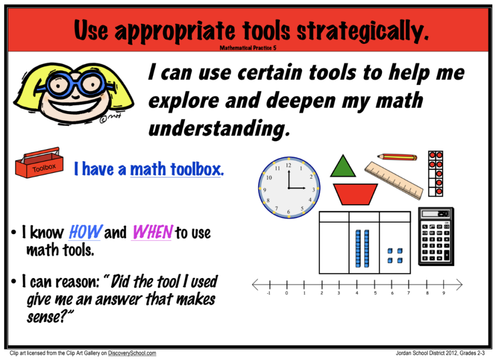Mathematical Practices By Standard – Elementary Mathematics