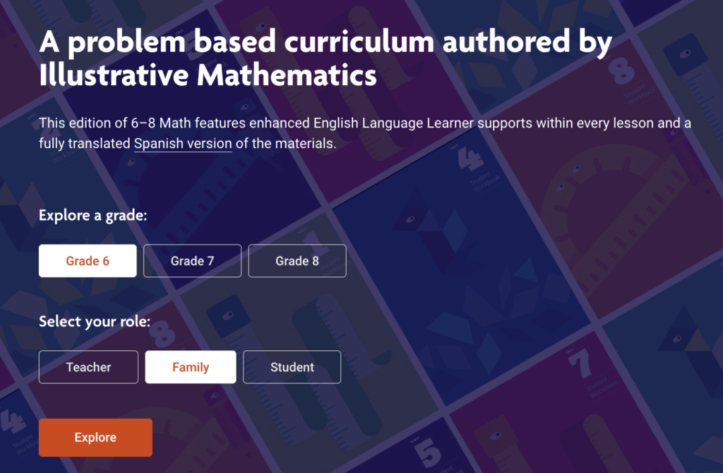 Open Up Resources Parent and Student Support – Elementary Mathematics