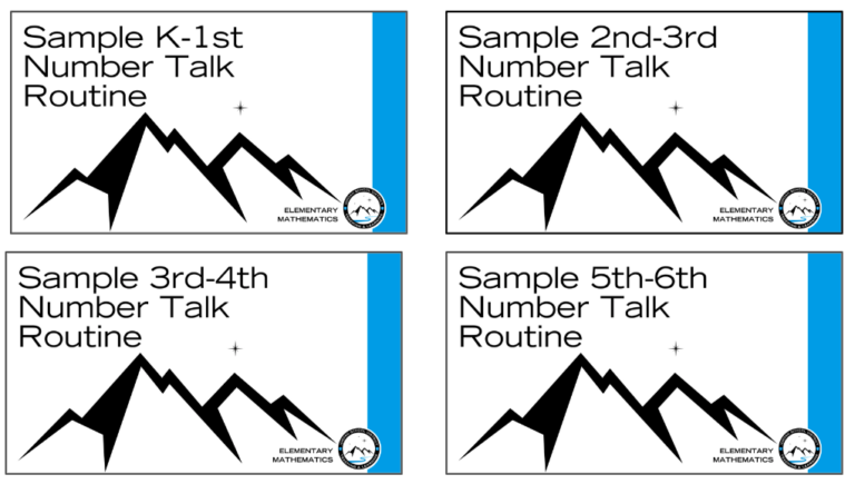 Number Sense Routines by Grade Level – Elementary Mathematics
