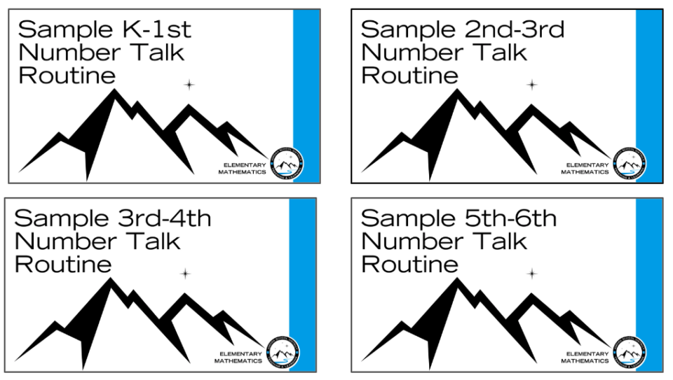 Number Sense Routines by Grade Level – Elementary Mathematics
