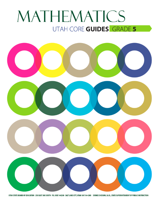 USBE CORE GUIDES – Elementary Mathematics